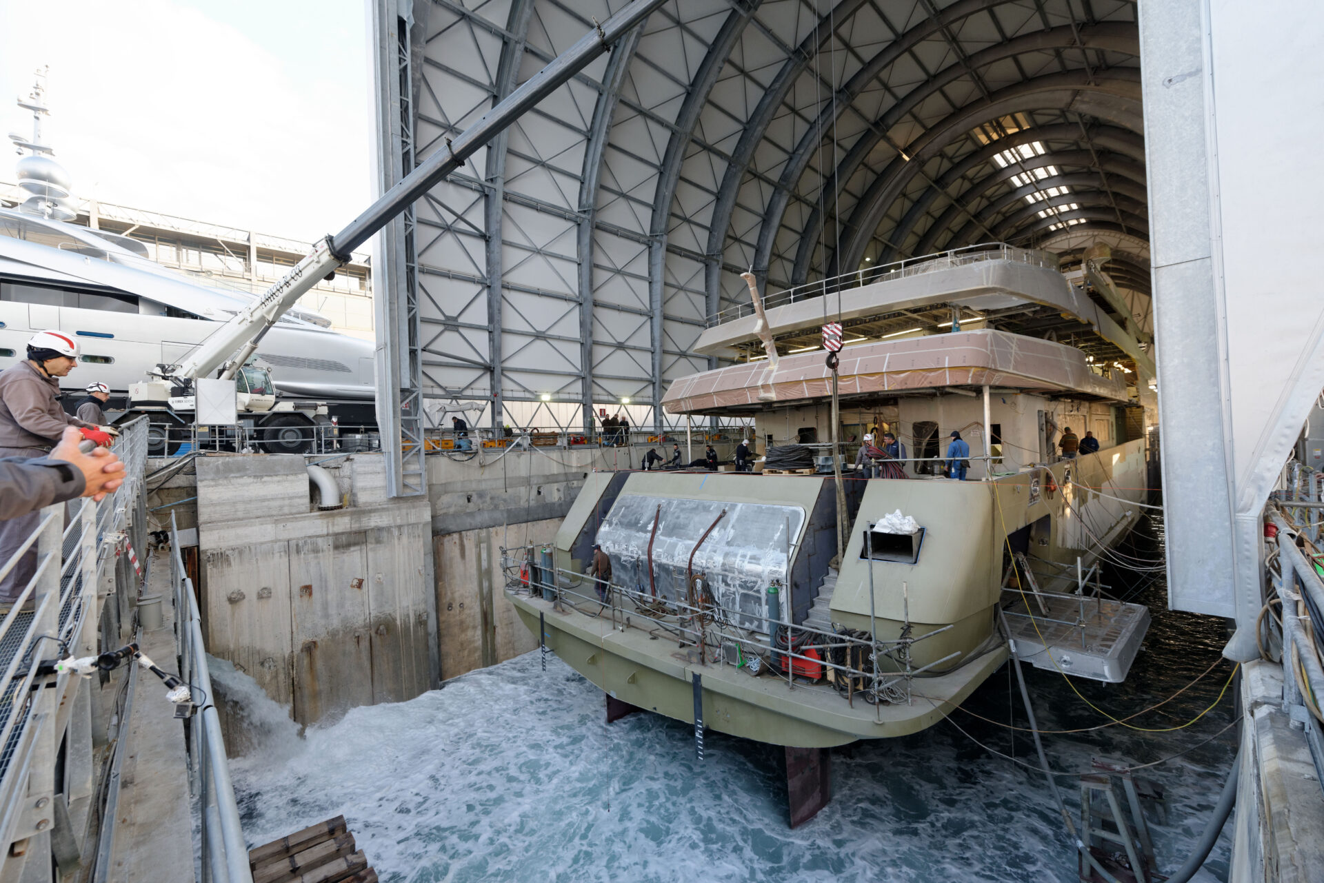 Dry-dock solutions for yachts over 60m LOA | Amico & Co Shipyard